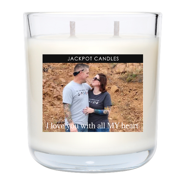 Custom Label Personalized Candle - Jackpot Candles