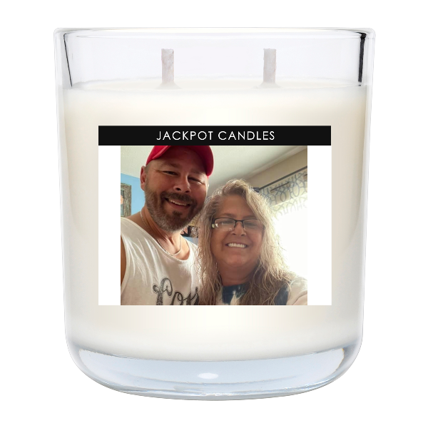Custom Label Personalized Candle - Jackpot Candles