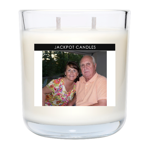 Custom Label Personalized Candle - Jackpot Candles