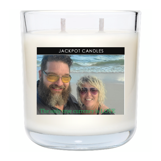 Custom Label Personalized Candle - Jackpot Candles