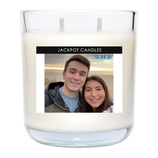 Custom Label Personalized Candle - Jackpot Candles