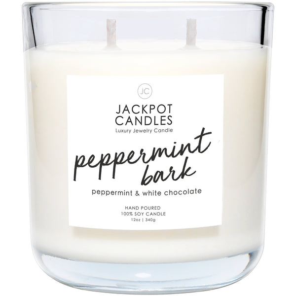 Peppermint Bark Candle - Jackpot Candles