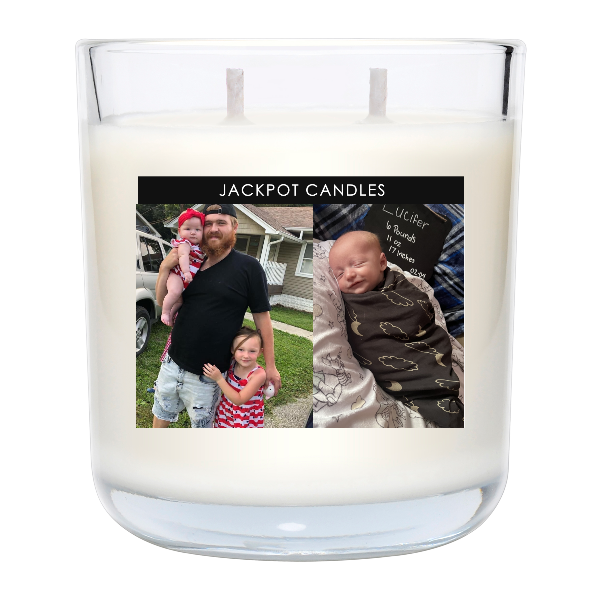 Custom Label Personalized Candle - Jackpot Candles